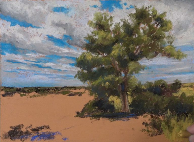 How to Paint a Tree with Pastels
