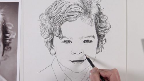 Pen and Ink Lesson - Portrait Drawing