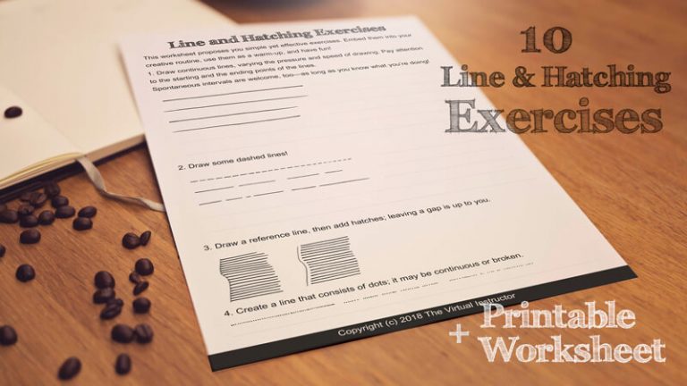 10 Drawing Exercises for More Confident Lines and Hatching